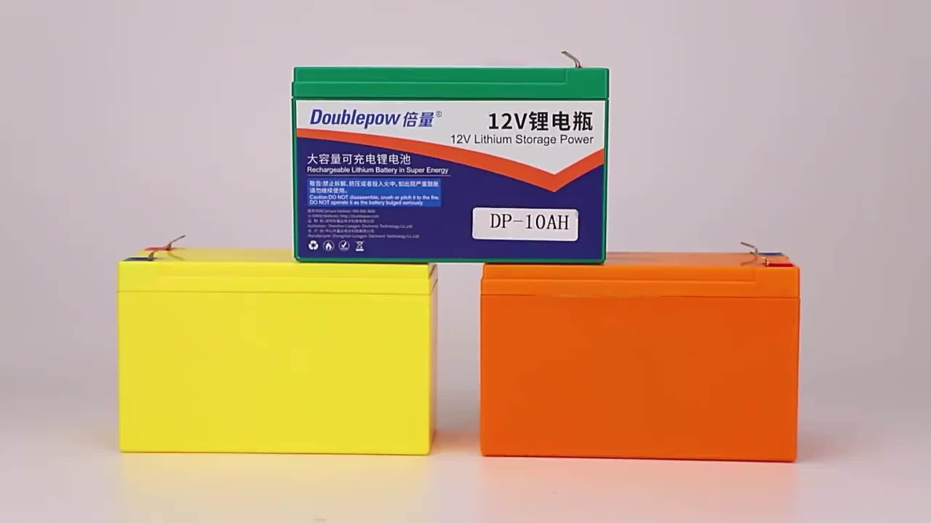 Doublepow 18650 Prismatic Lithium Ion Battery 12v 8ah Rechargeable ...