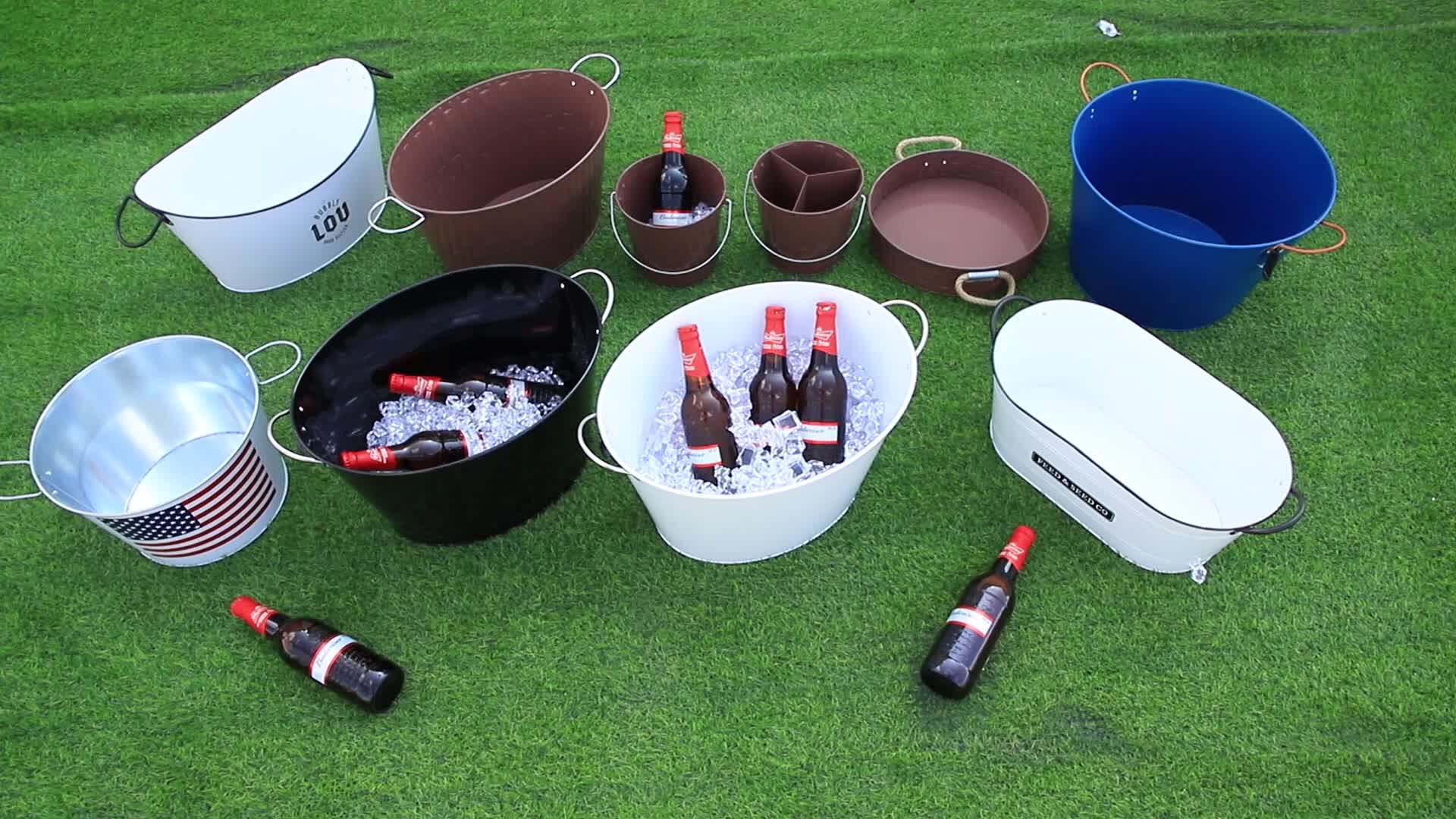 Outdoor Or Indoor 3l Ice Holder Container For Party Stainless Steel ...