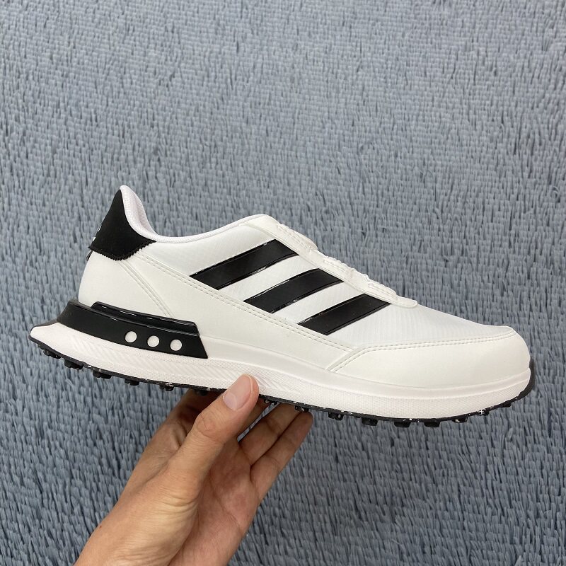 莱卡正品Adidas S2G BOA 24：高尔夫鞋界的防水旋钮新贵，男子皮面防水旋钮高尔夫鞋IF0286-高尔夫鞋-淘宝百科网