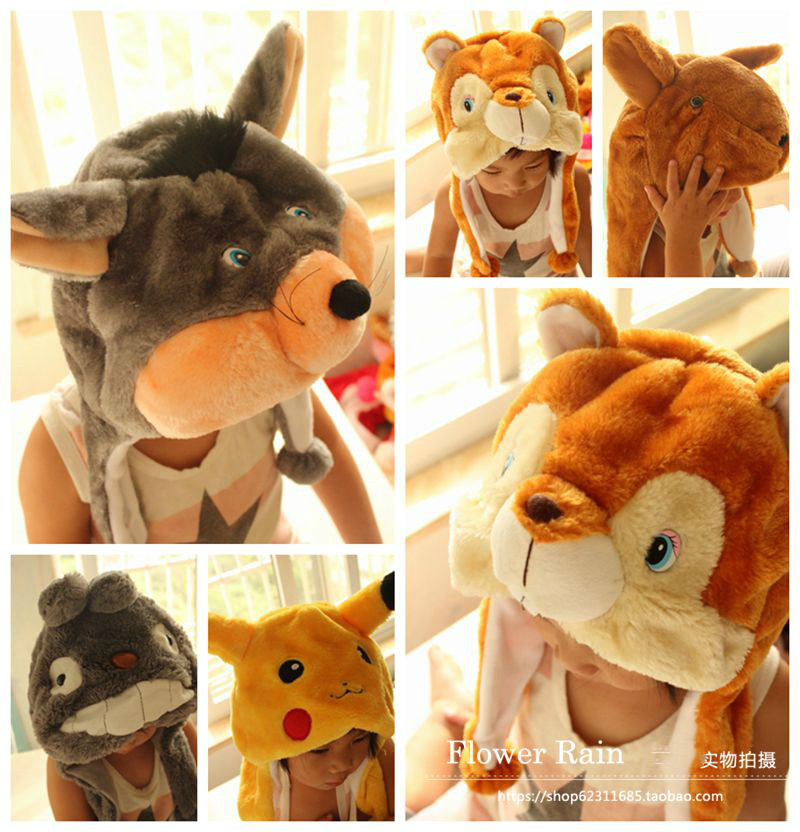 Super cute animal headwear hats: mice, kangaroos, squirrels, fun for ...