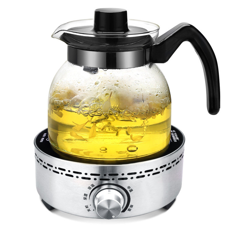 [USD 55.79] black crystal stove tea boiler mini miniature glass pot tea ...