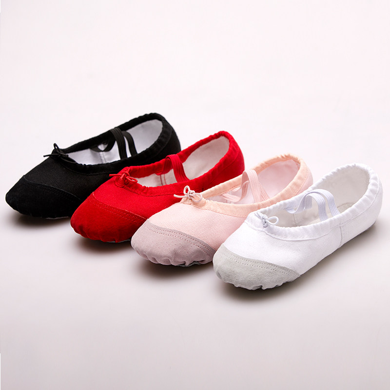 Kids dance shoes women's soft bottom practice shoes Essential for folk ...