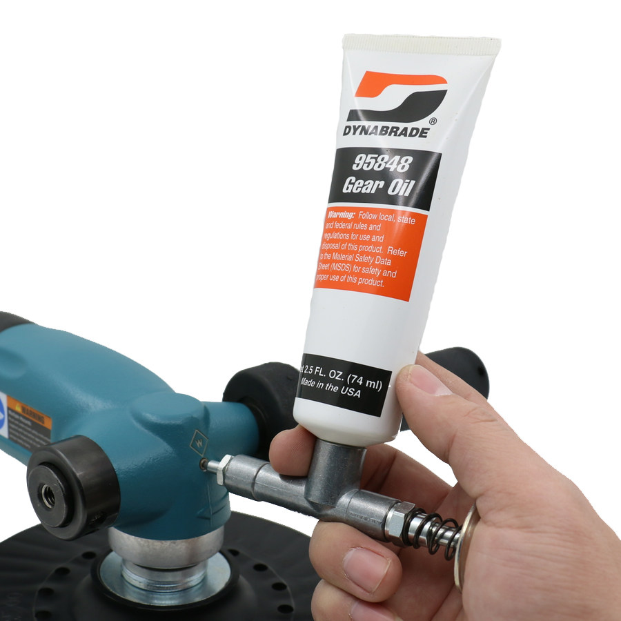 American dynabrade pneumatic tool lubrication guide