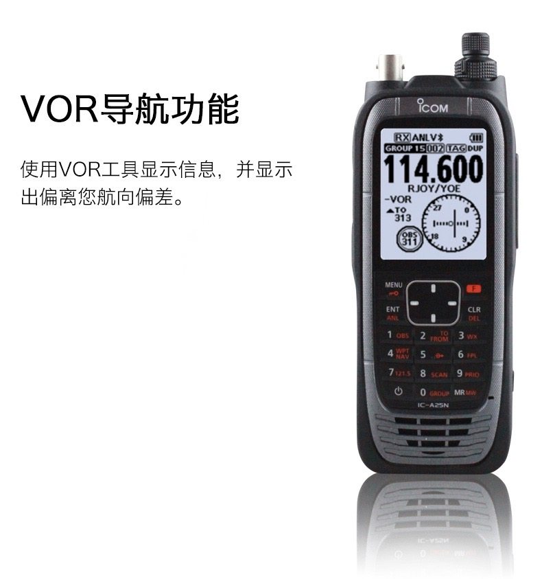 ICOM艾可慕IC-A25N航空手台对讲机 内置GPS蓝牙IC-A24升级款-阿里巴巴