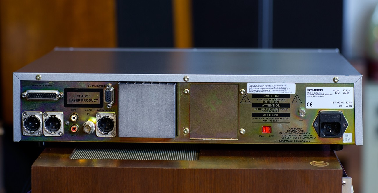 STUDER D731 SFC顶级专业电台版CD极新到货（嫁出） - 广安经典音响 - 古董及二手音响区 - 胆艺轩音响材料网 音响|交易|电子管|胆机|胆机网站|胆机论坛|胆机材料|输出牛 ...