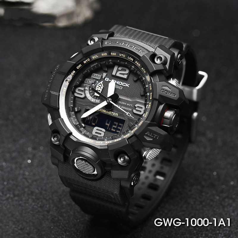 Casio big mud king G-SHOCK light kinetic energy wave male watch GWG ...