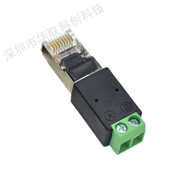 RJ45转485端子 RJ45公转2位端子 RJ45水晶头转485 转接头-阿里巴巴