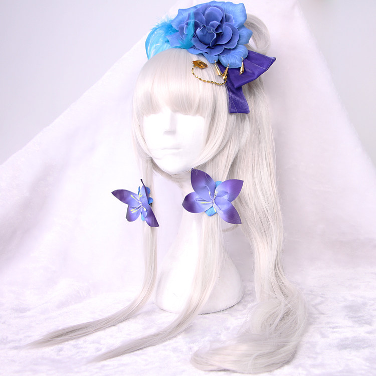 Spot Turquoise Route Radiance Cos Lady Dress Wig Never-Ending Tea Party ...