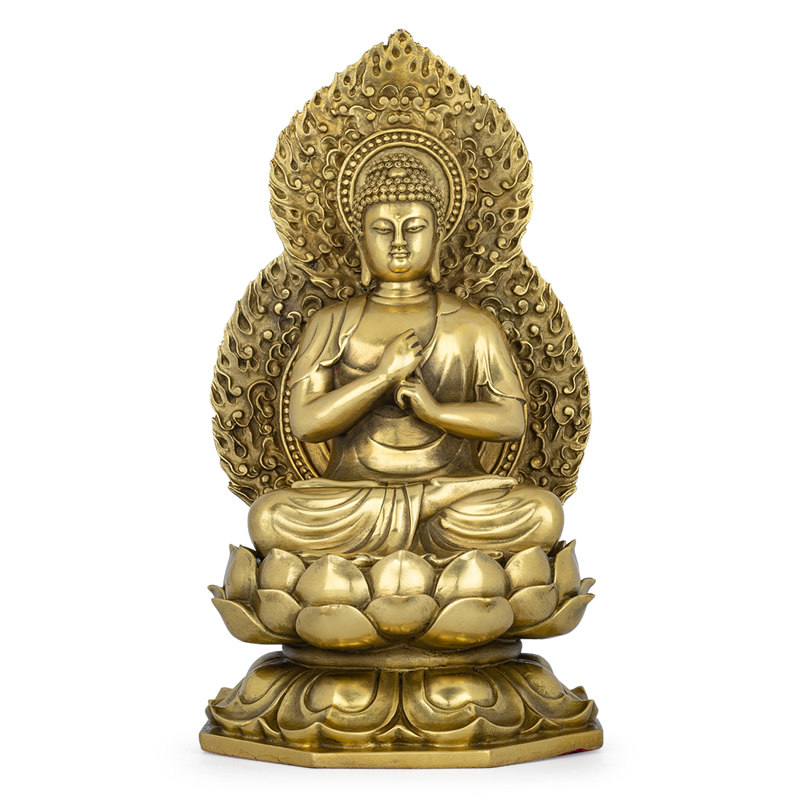 [USD 451.79] Blessed Forest Pure Copper Vulcan Buddha's Day Rulai ...