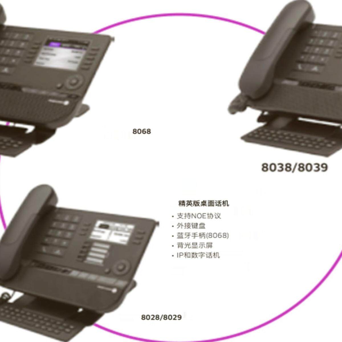 8028S阿尔卡特IP电话：NOE下的高效沟通神器！📲💻-USB电话机-淘宝百科网