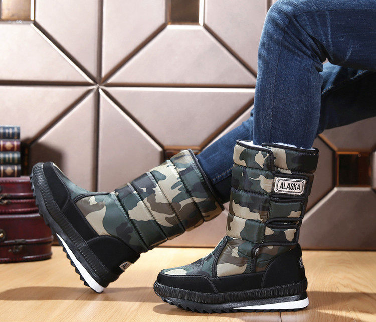 [พร้อมส่ง 41,42,43,44,47 ] [Boots] [MB-1001-1] Chove รองเท้าบู๊ทชายสีดำ ...