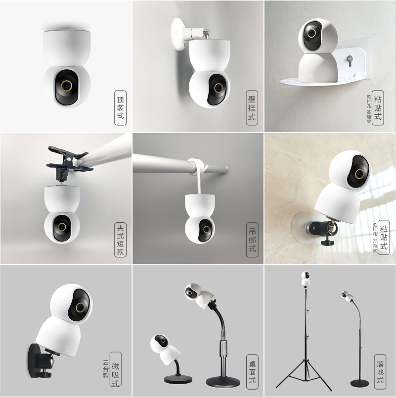 Recommended bracket for xiao mi camera 4｜magnetic suction + nail-free ...