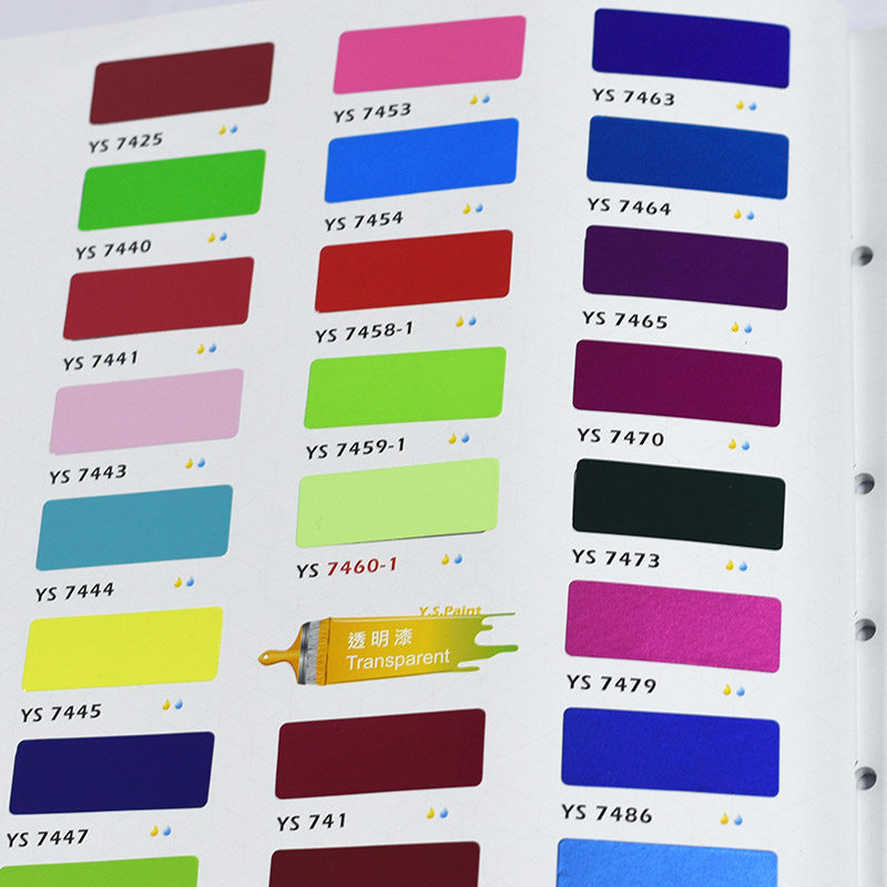 [USD 407.59] New version of Taiwan Yongxiang liquid paint color card ...