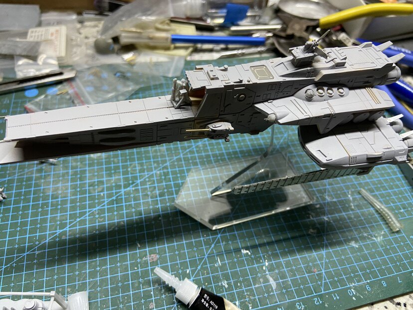 白模 1/1700 高達UC 克拉普級 戰鬥巡洋艦 CLOP CLASS