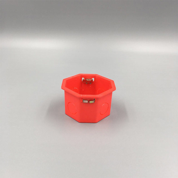 [USD 4.22] PVC electrical tube fittings Color octagonal box head, dark ...