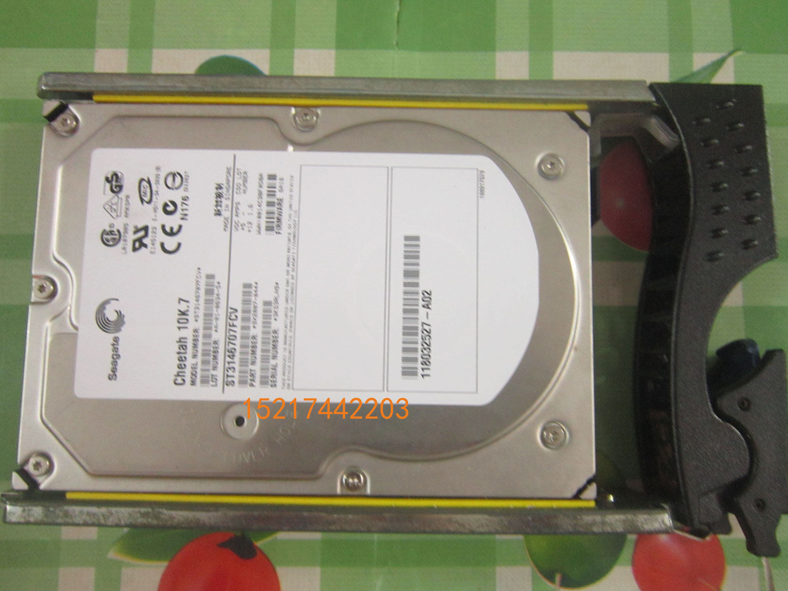 EMC CX-2G10-146G 10K FC硬盘P/N:005048632/005048531/005048581