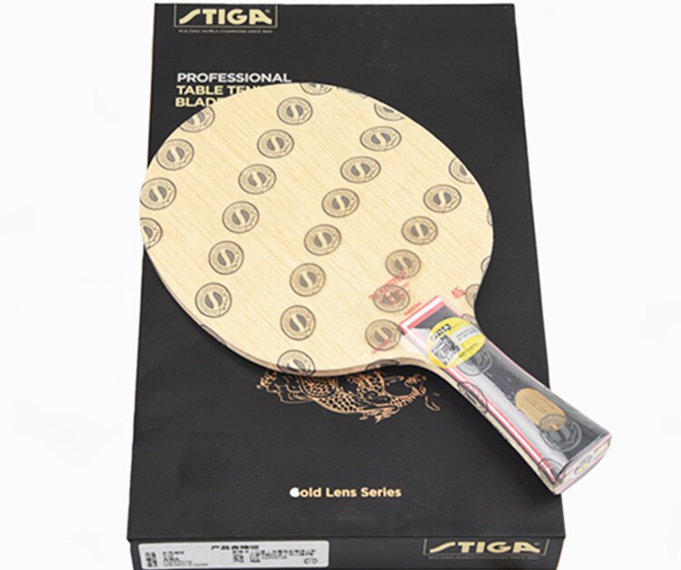 [USD 410.54] Authentic Sticker Stiga Carbon Sun Yingsa Gold Label 45 ...