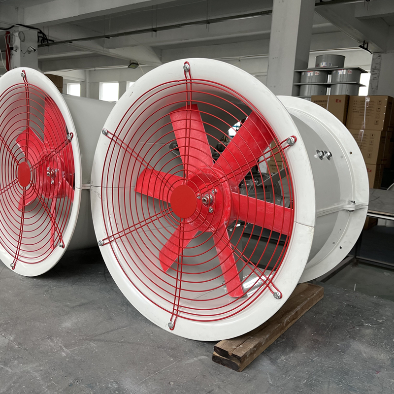 防腐防爆轴流风机BFT35-11-2.8 阻燃玻璃钢通风机 带证书出风弯管-阿里巴巴