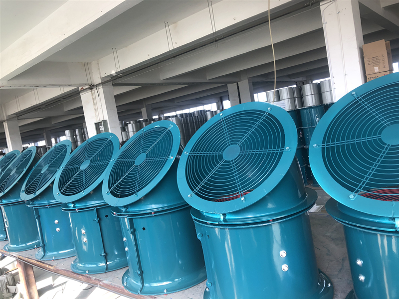 防腐防爆轴流风机BFT35-11-2.8 阻燃玻璃钢通风机 带证书出风弯管-阿里巴巴