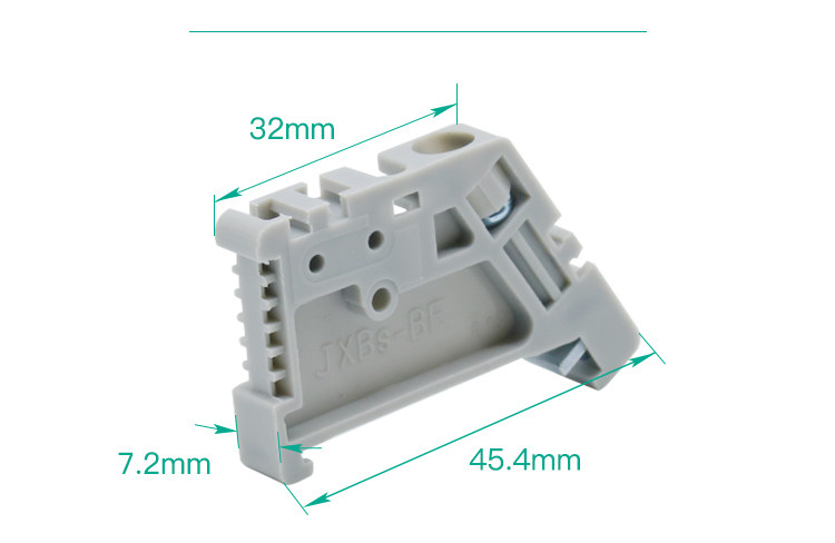 C45导轨式UK2.5B接线端子TBR-F堵头EW-35紧固卡扣固定件E/UK终端-阿里巴巴