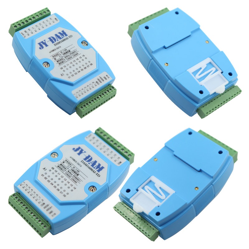 Analog Quantity Acquisition Module 4-20mA/0-10V to RS485 14-Channel AI ...