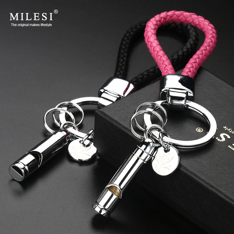 Millers creative whistle key chain men and women couple multifunctional ...