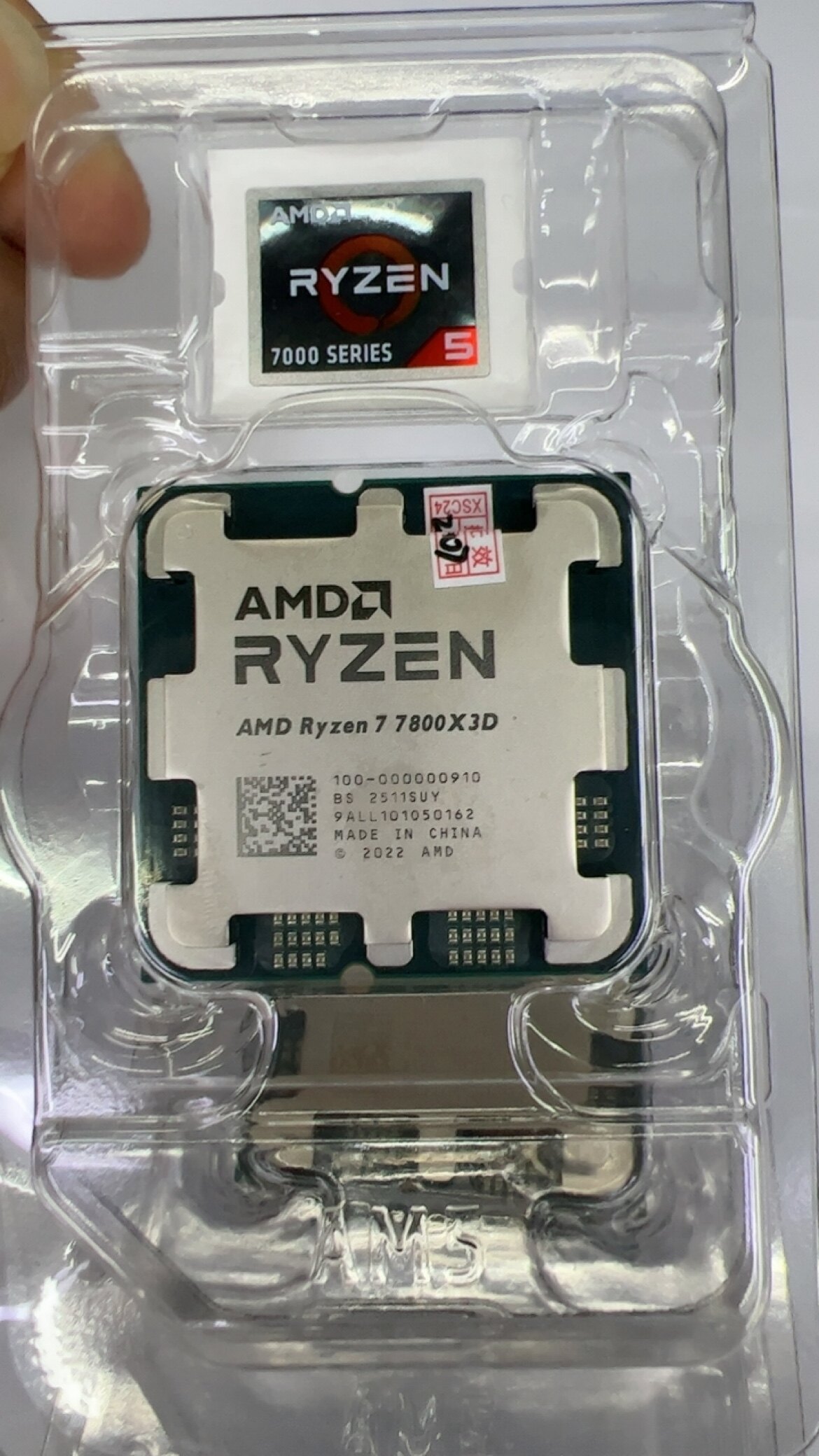 Amd Ryzen R7 7800X3D/R5 7500F Brand New Boxed Genuine Cpu
