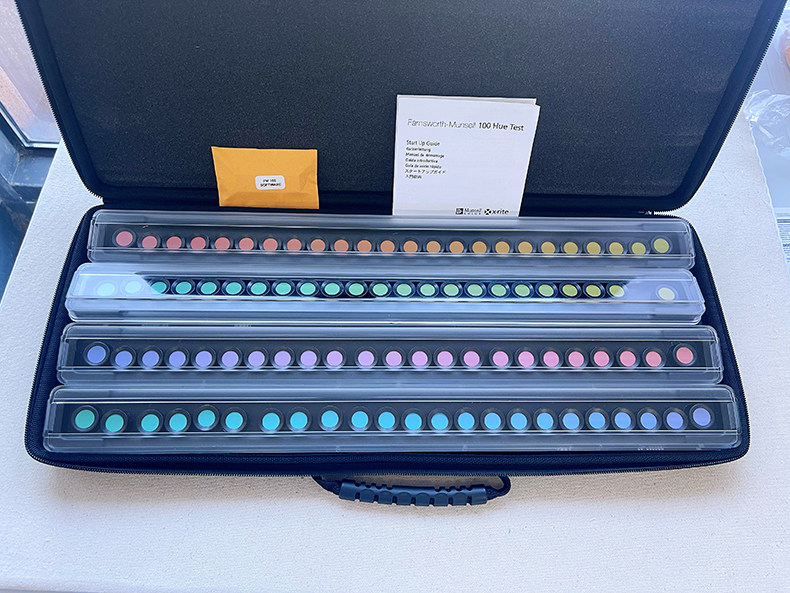 [USD 1565.54] Mensell Chess Test Munsell Color Vision Test System ...