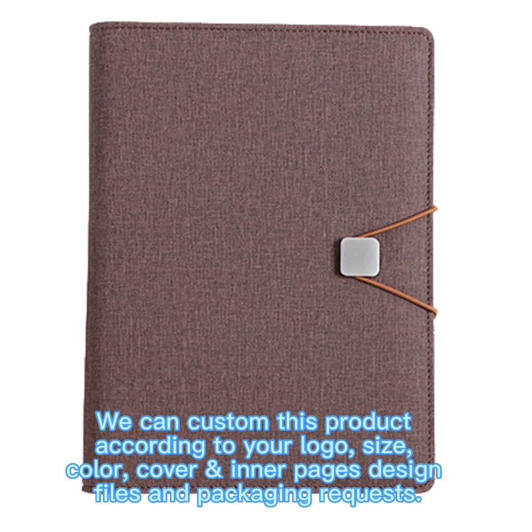 2023 New Custom Inner Pages 100gsm Thick Lined Paper A5 Leather Binder ...