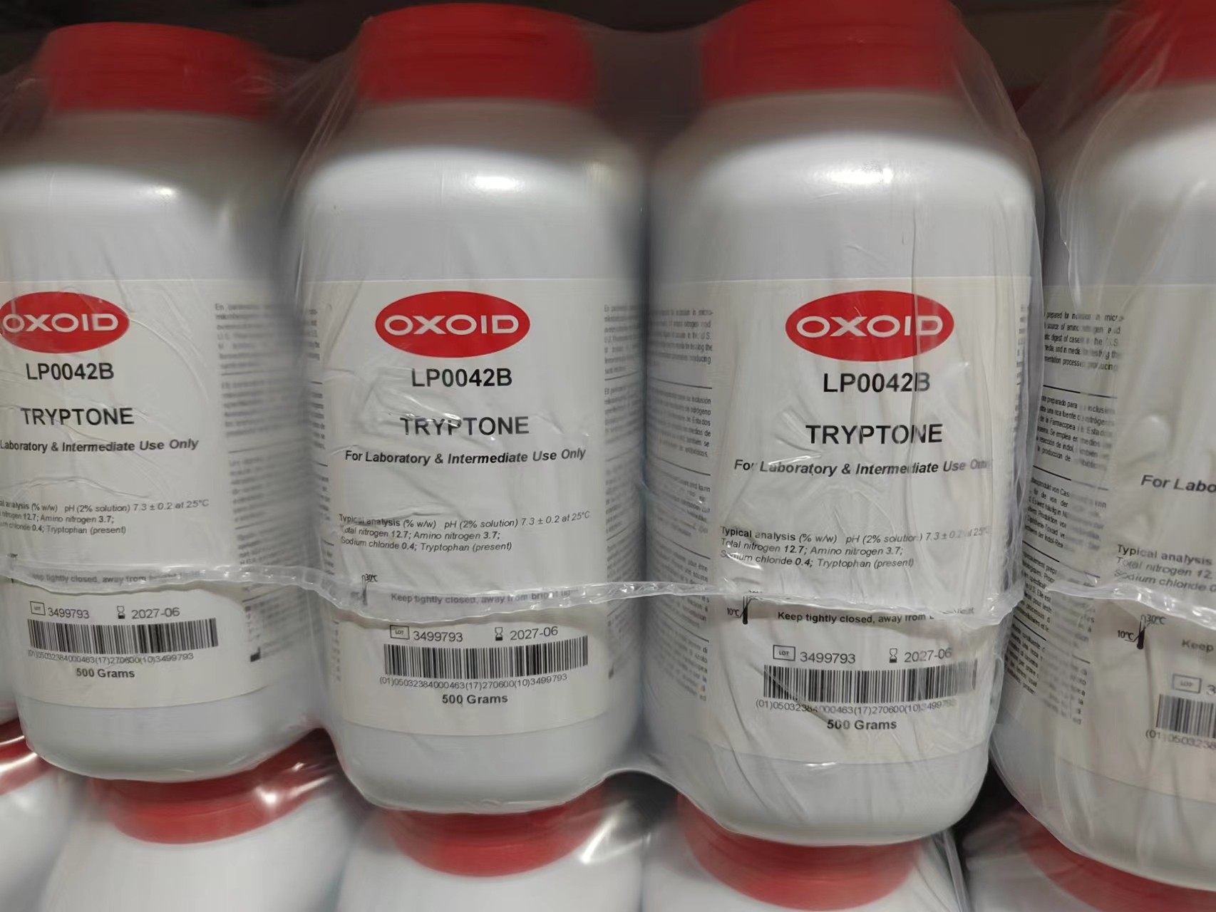 LP0042B OXOID胰蛋白胨Tryptone 原装正品 科研试剂