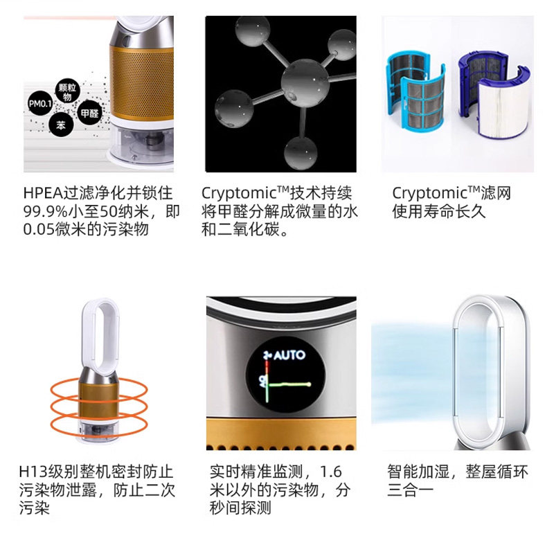 DYSON戴森PH04 PH05，智能三合一空气净化器，如何选择？-空气净化器-淘宝好物网