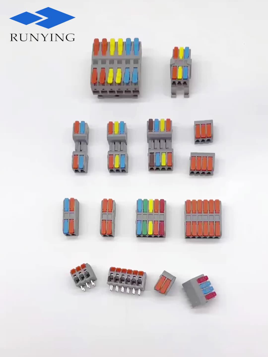 DF-2604P快速接线端子免螺丝插拔式PCB接线端子针距5.0带按键端子-阿里巴巴