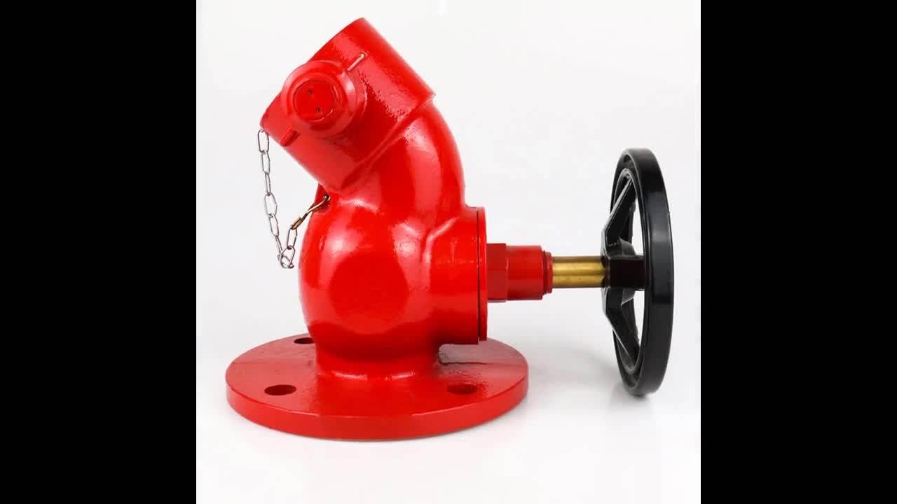 Hongfu Factory Supply Marine System Fire Fighting Flanged Oblique ...