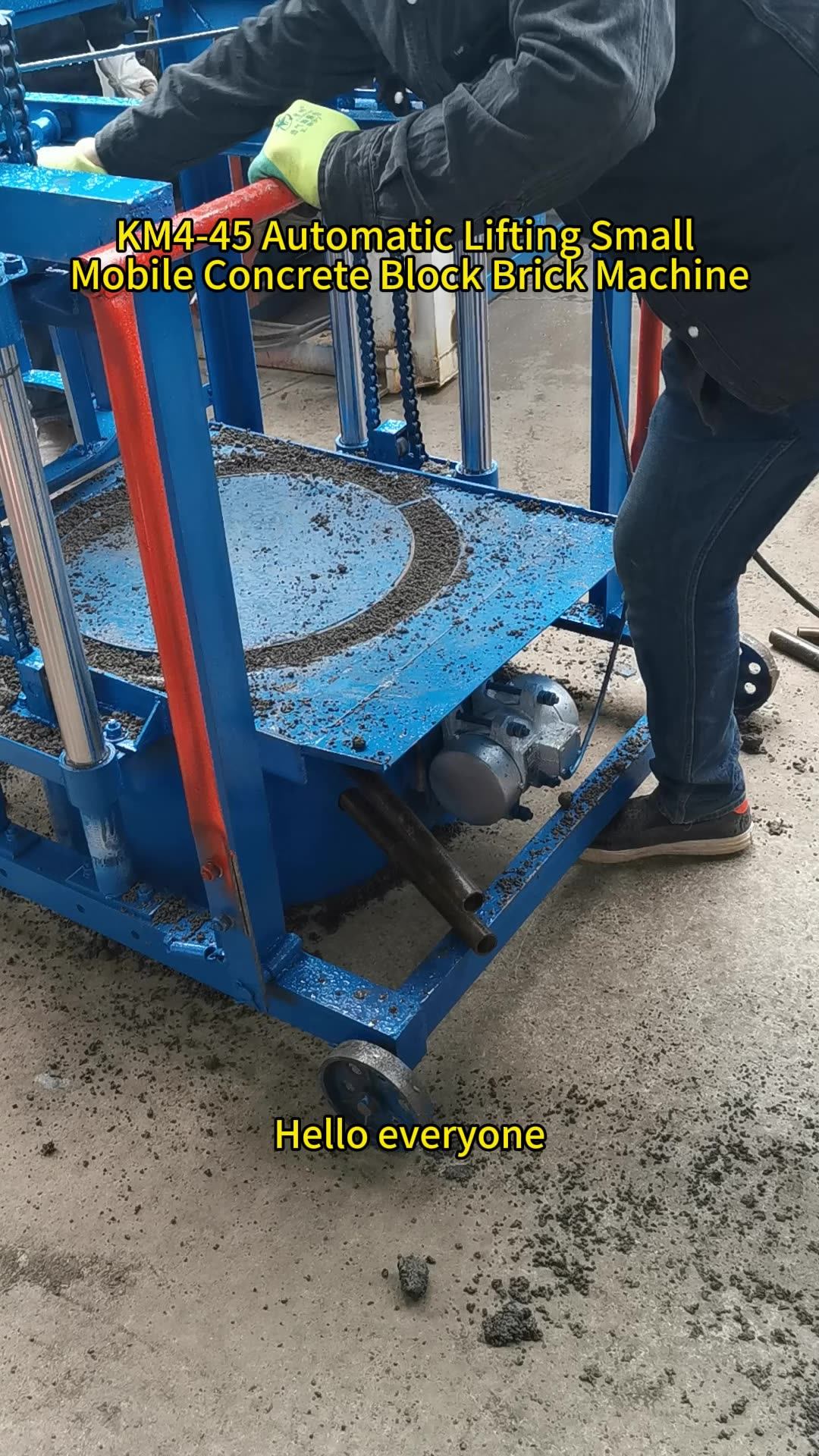 For The Construction Of Drainage Facilities Km4-45 Mobile Concrete ...