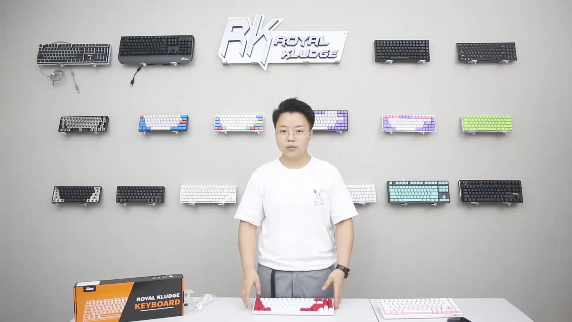 Royal Kludge Rk71 Custom Hotswappable Clavier Teclado Gamer Rgb ...