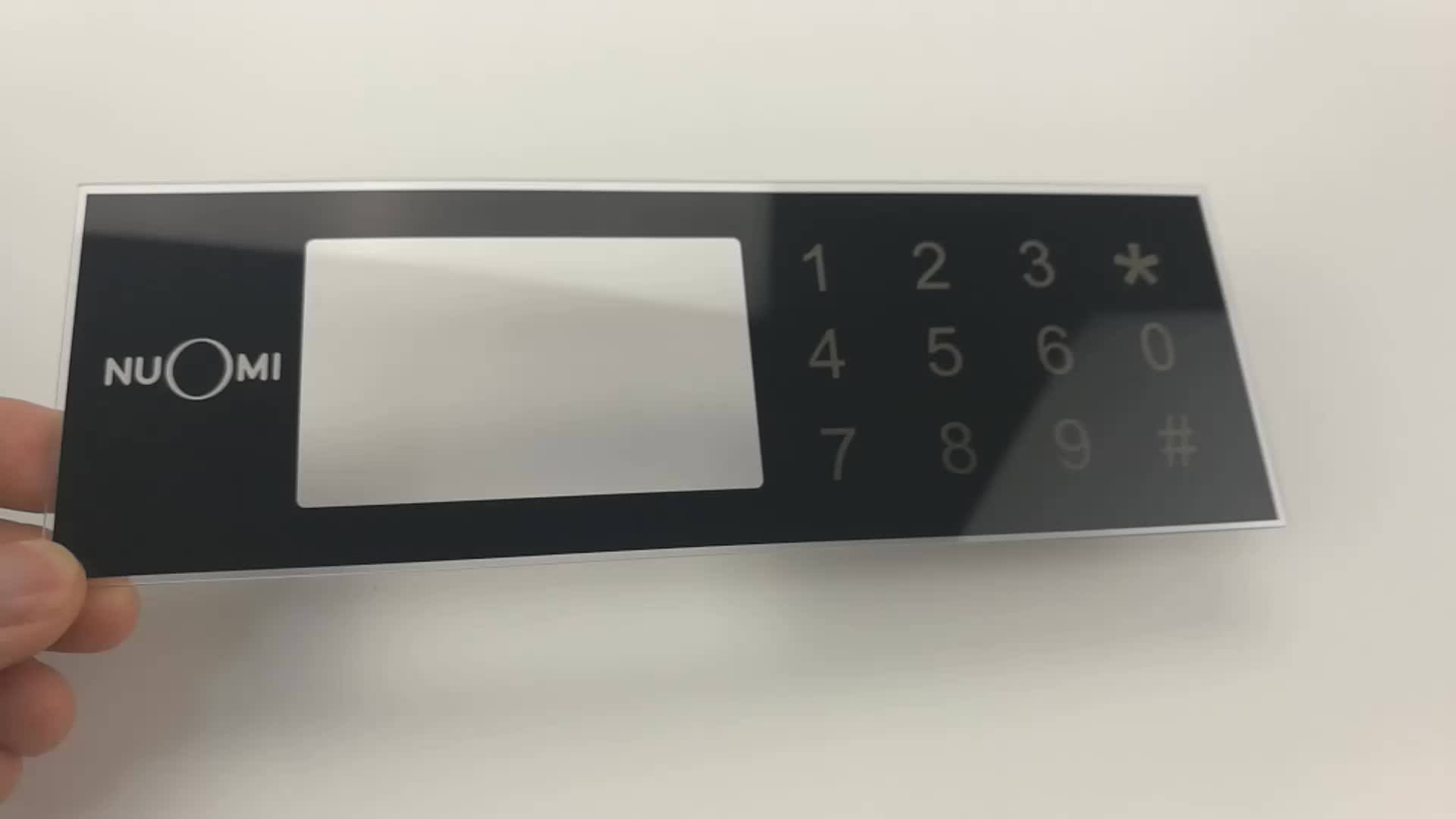 Custom Design Self Adhesive Front Translucent Acrylic Touch Control ...