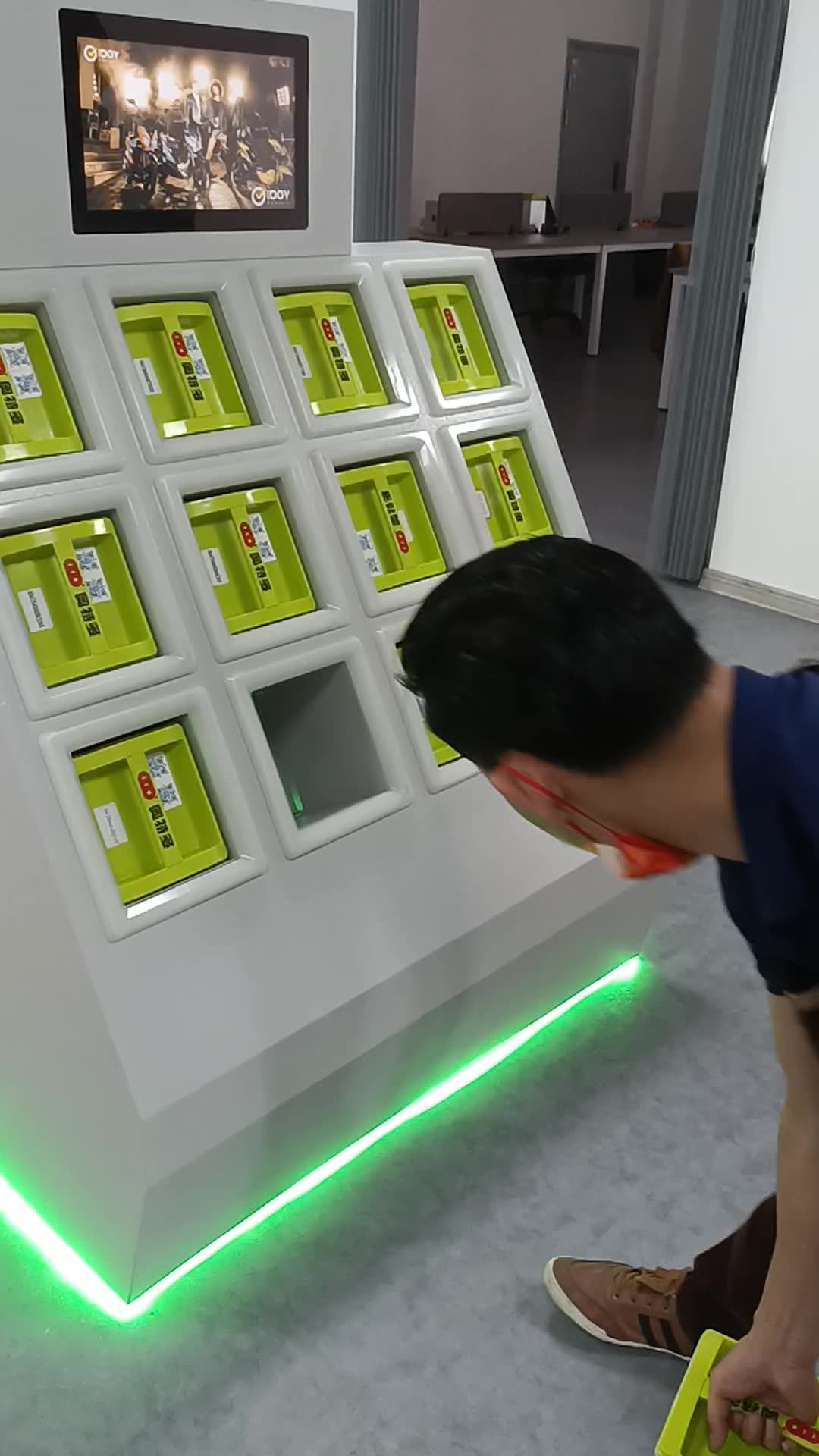 Hs Motorcycle Swap Battery Station Power Exchange Solution Outdoor ...