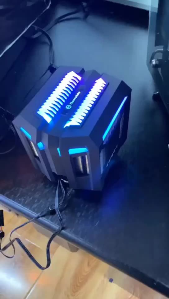 T400 Desktop Computer Tower Cpu Magic Color Argb Four Copper Tube Pwm ...