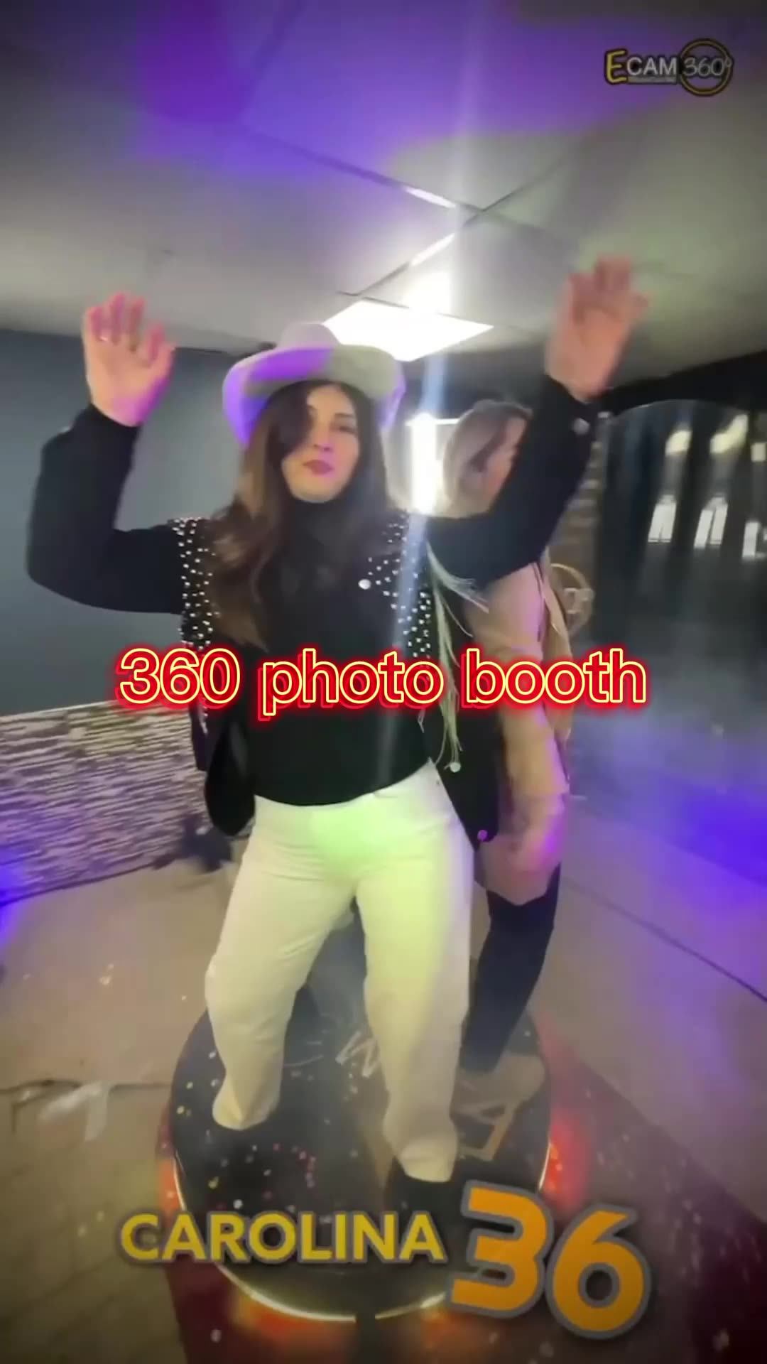 Selfie 360 Spinner Platform Party Supply Photobooth Automatic Rotating ...