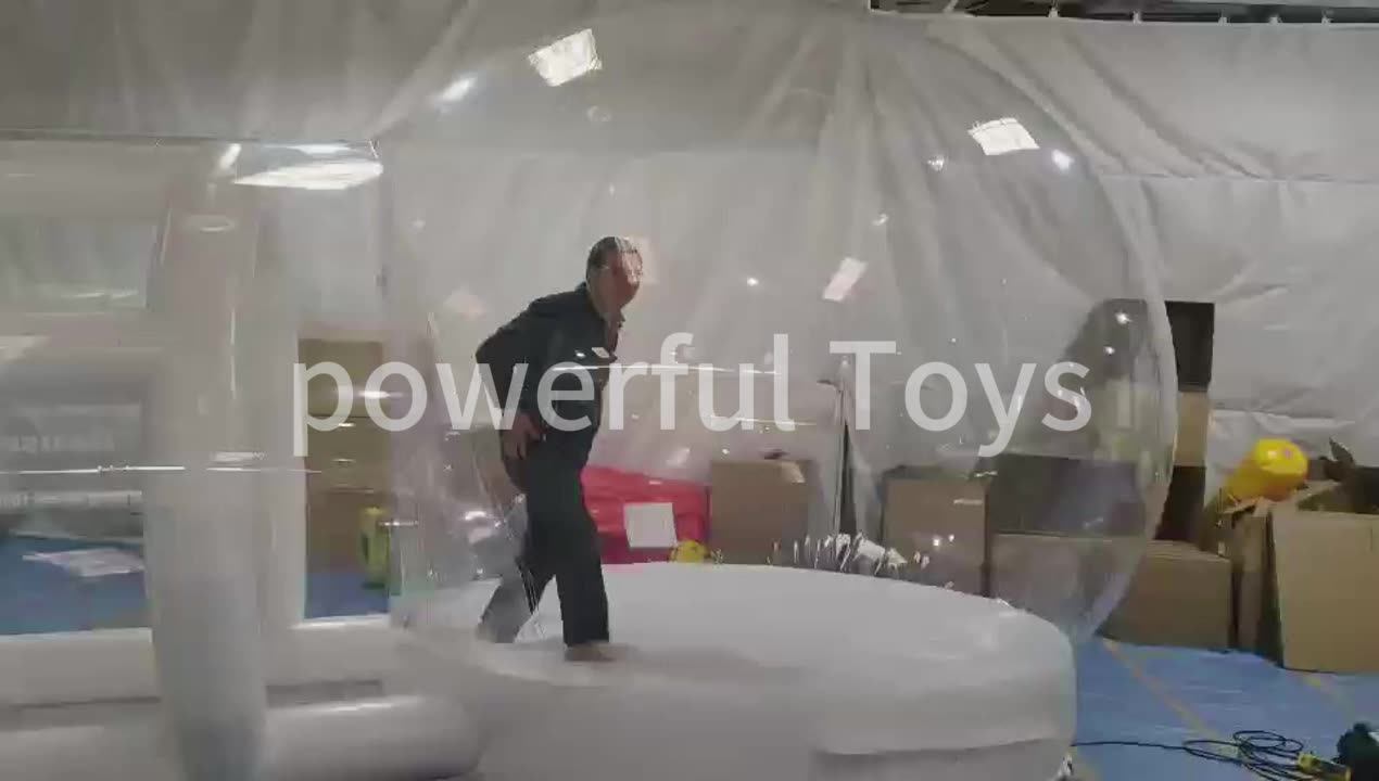 Bubble Bounce House Room Inflatable Clear Domes Kids Tebt Bouncy Tent ...
