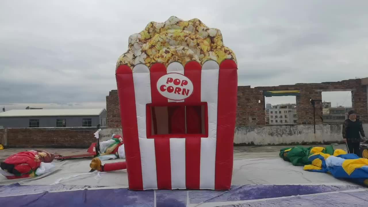 Custom Inflatable Carnival Popcorn Store Stand Inflatable Event Booth ...