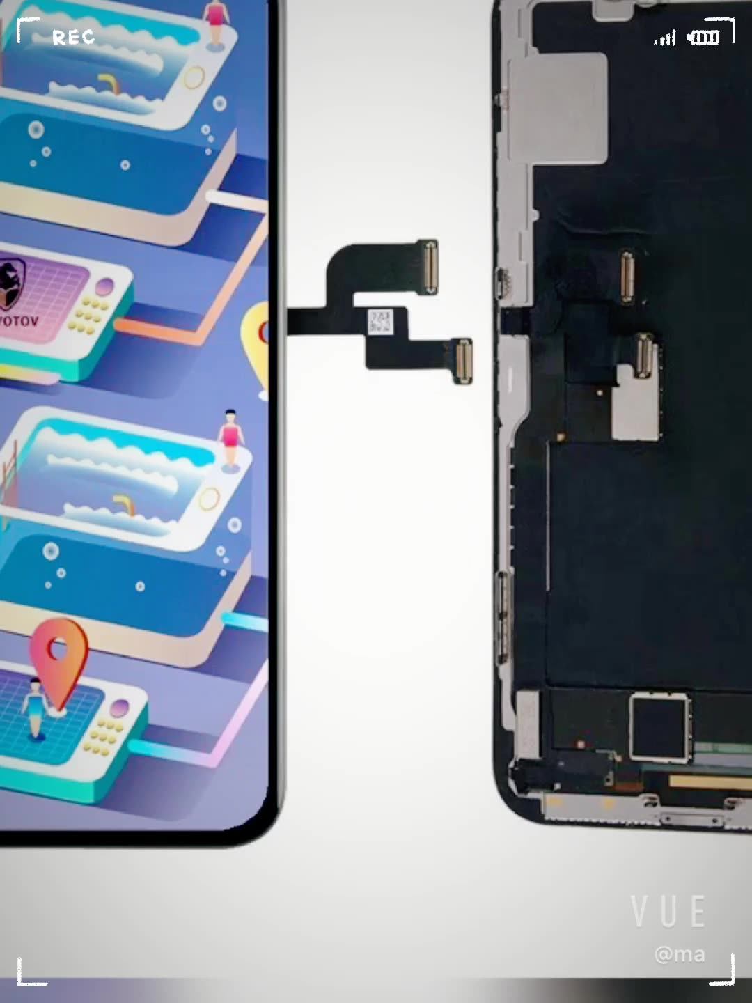 For Iphone Xs Max Lcd/oled Display Screen Replacement With 3d Touch ...