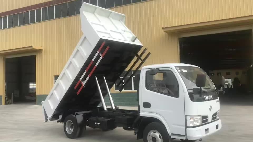 Dongfeng 6 Wheel Dump Truck With Tarp Cover - Buy 6 Ton Dump Truck 5 M3 ...