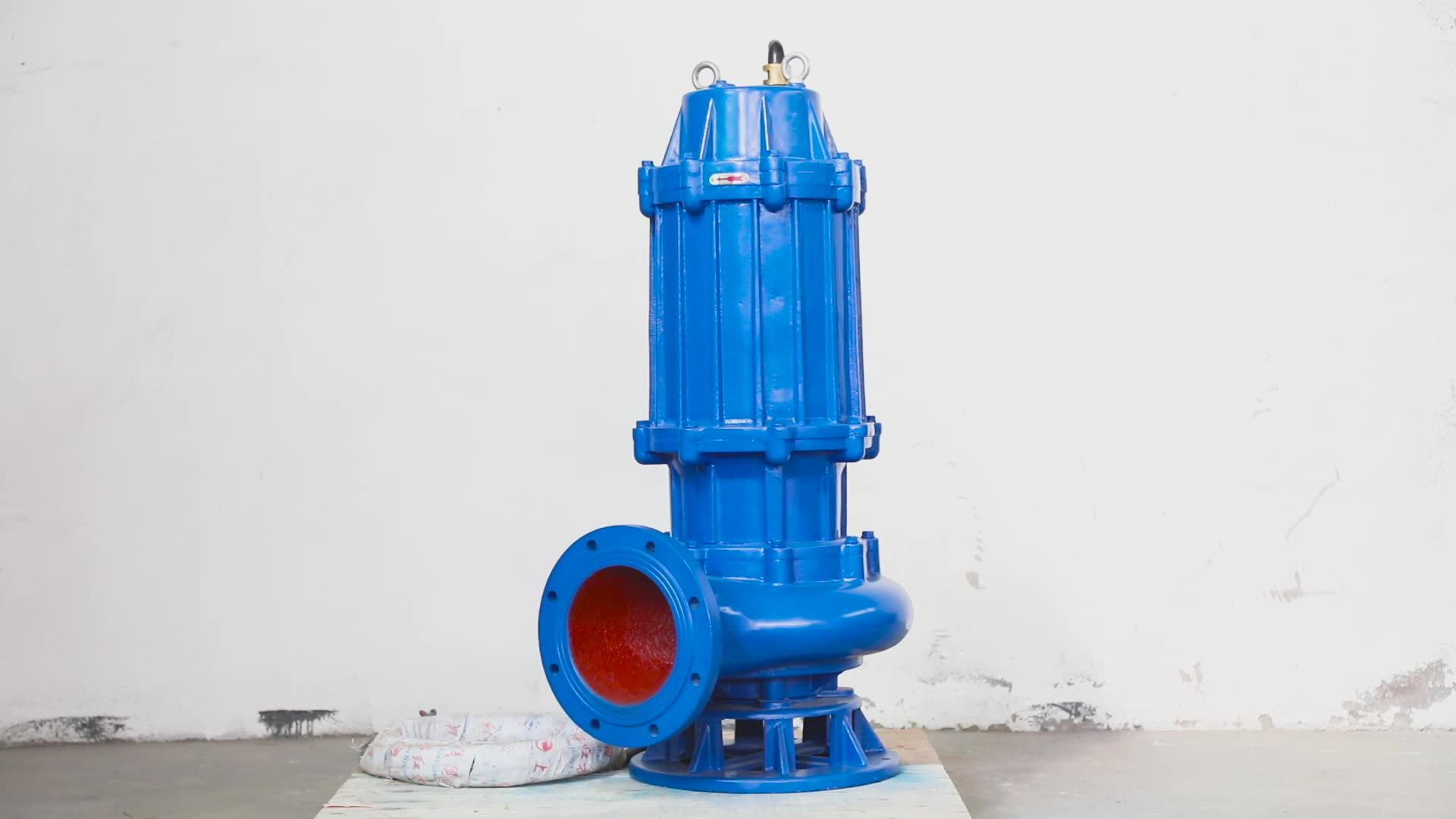 Vertical Single Stage 100m3 H Large Flow Sewage Pumps Submersible Pump ...