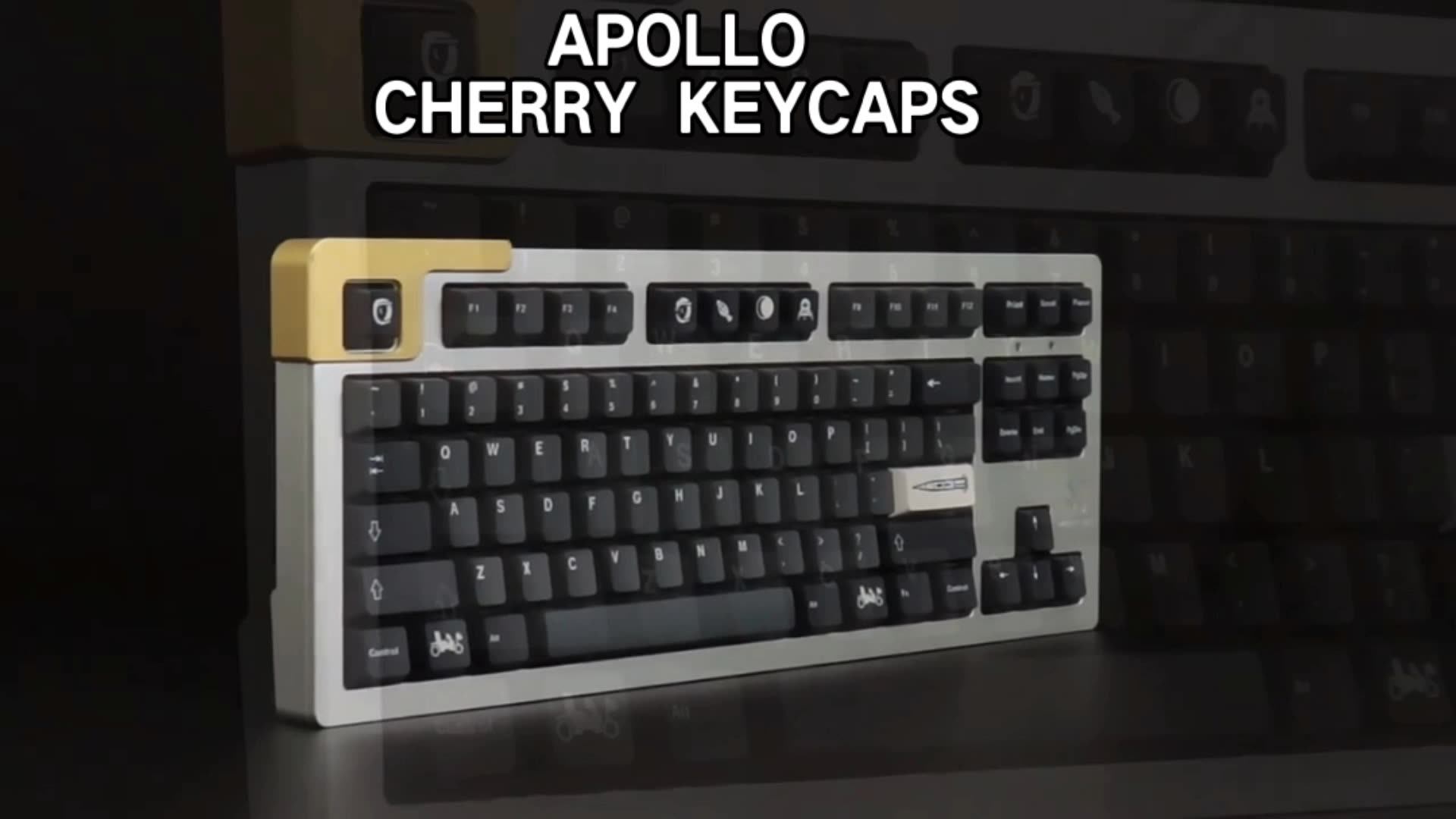 Gmk Apollo 135 Keys Cherry Profile Pbt Keycap Dye-sub English Custom ...