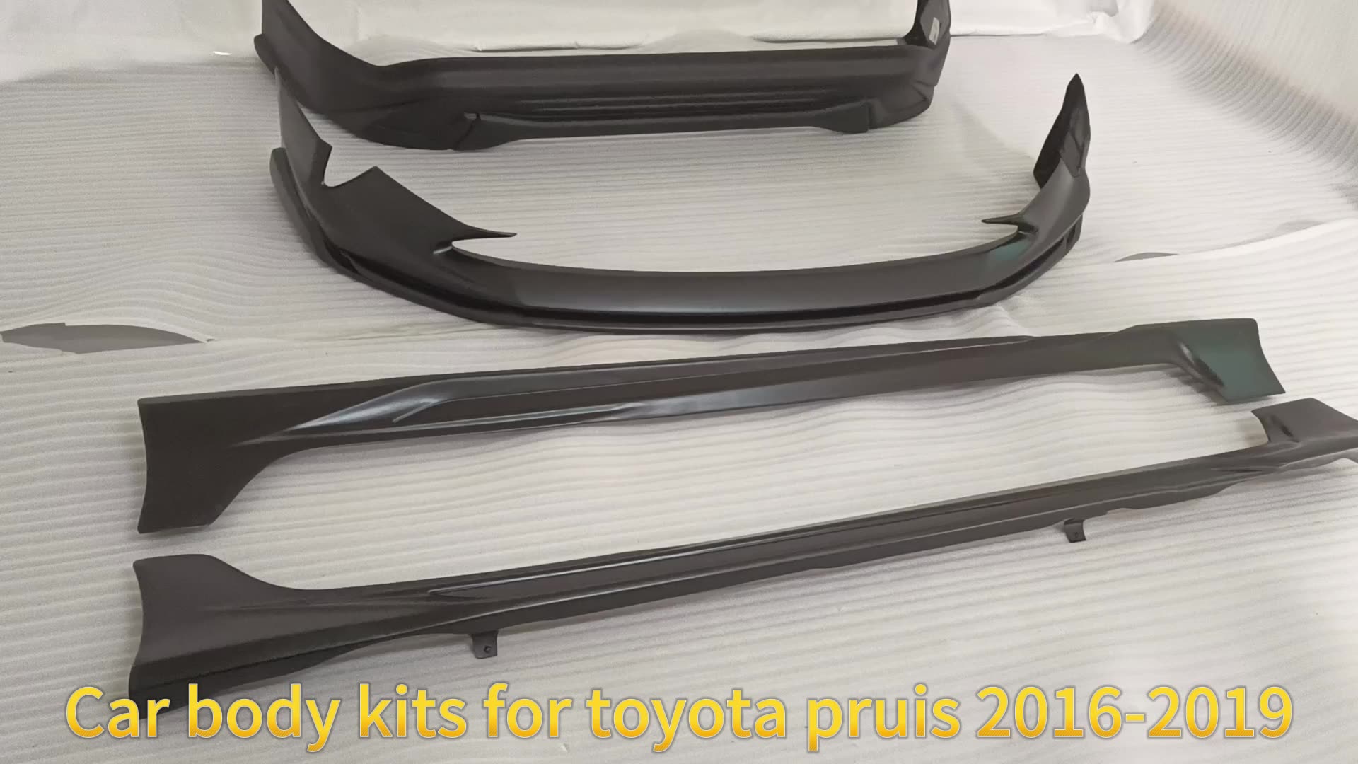 Auto Accessories Sports Style Body Kit Rear Diffuser Lip With Chrome For Toyota Pruis 2016-2019 ...