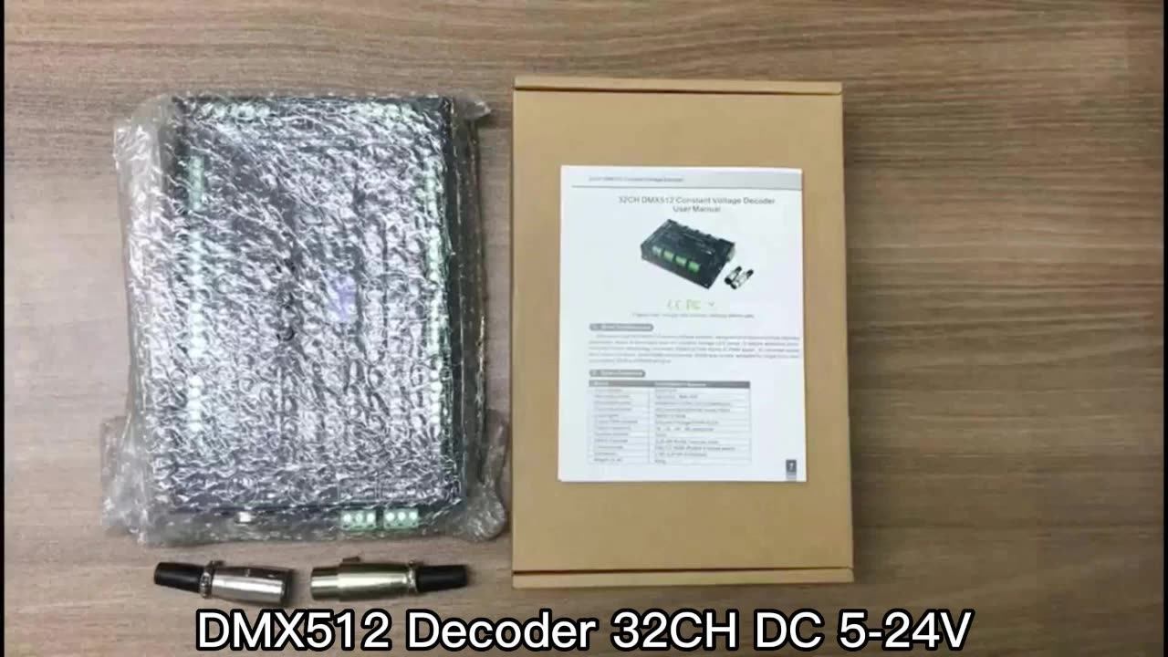 32 Channel Dmx512 Decoder Pwm Signal Converter Rdm Function Controller ...