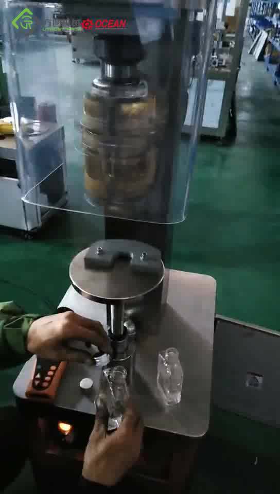 Manual Bottle Capper Lid Closing Capping Machine For Wine Bottles Jars ...
