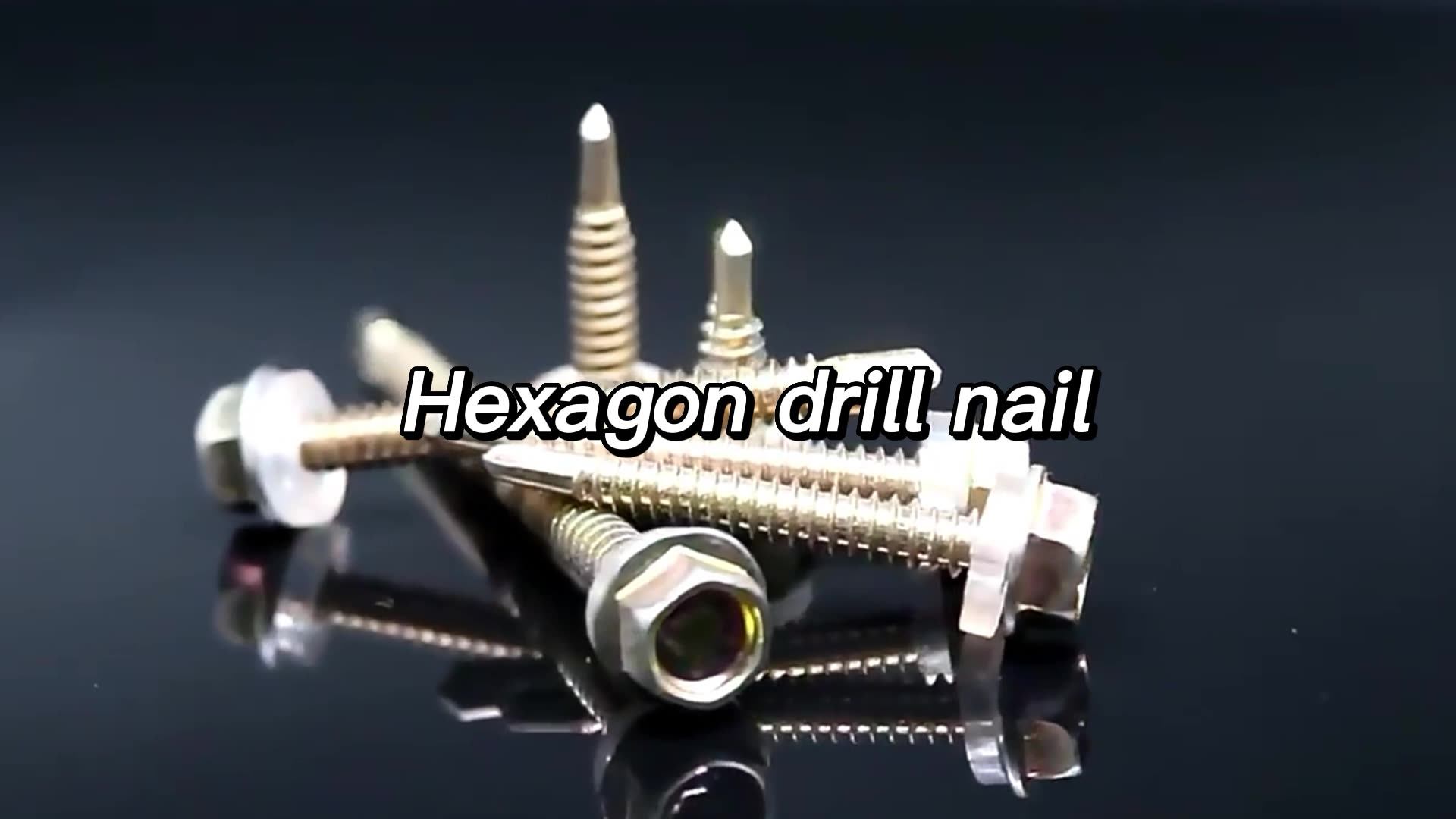 External Hexagonal Drill Tail Self Tapping Nail Color Zinc Hexagonal ...