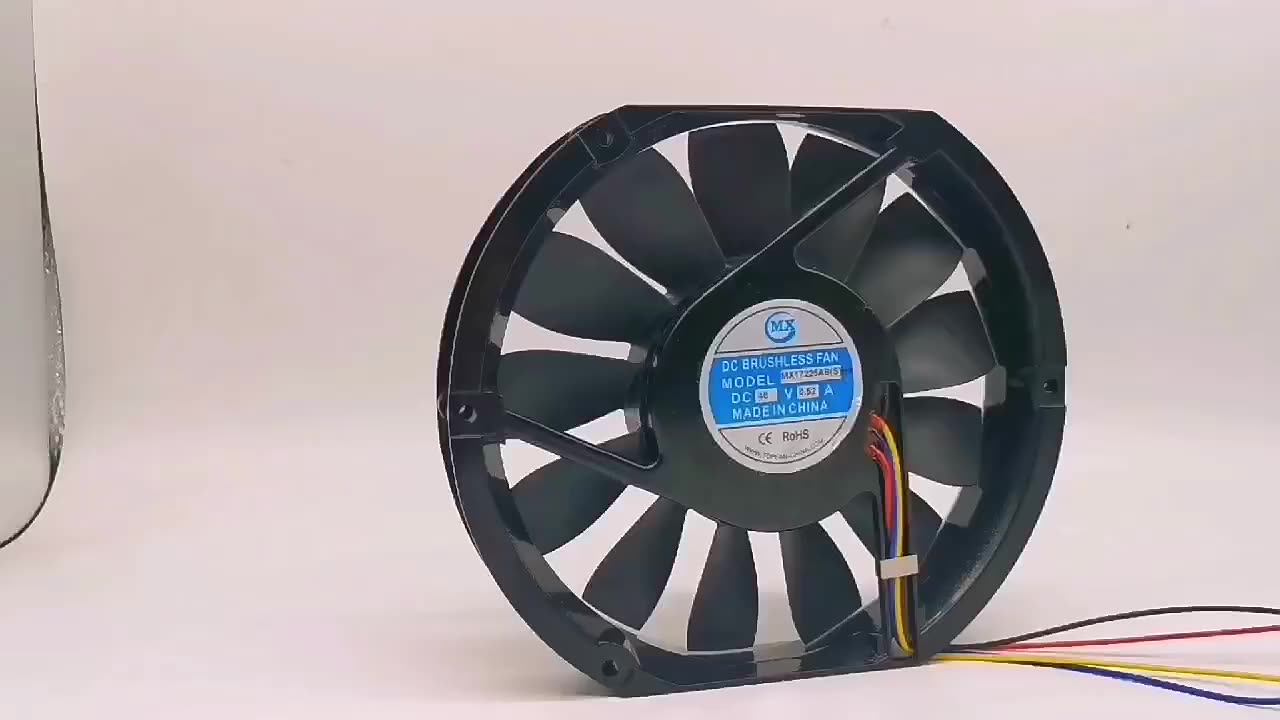 172mm Dc Cooling Fans 24v 12v Waterproof Fans 3500rpm 240cfm Sanyo ...